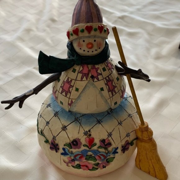 Jim Shore | Holiday | Jim Shore Winters Warmth Snowman | Poshmark